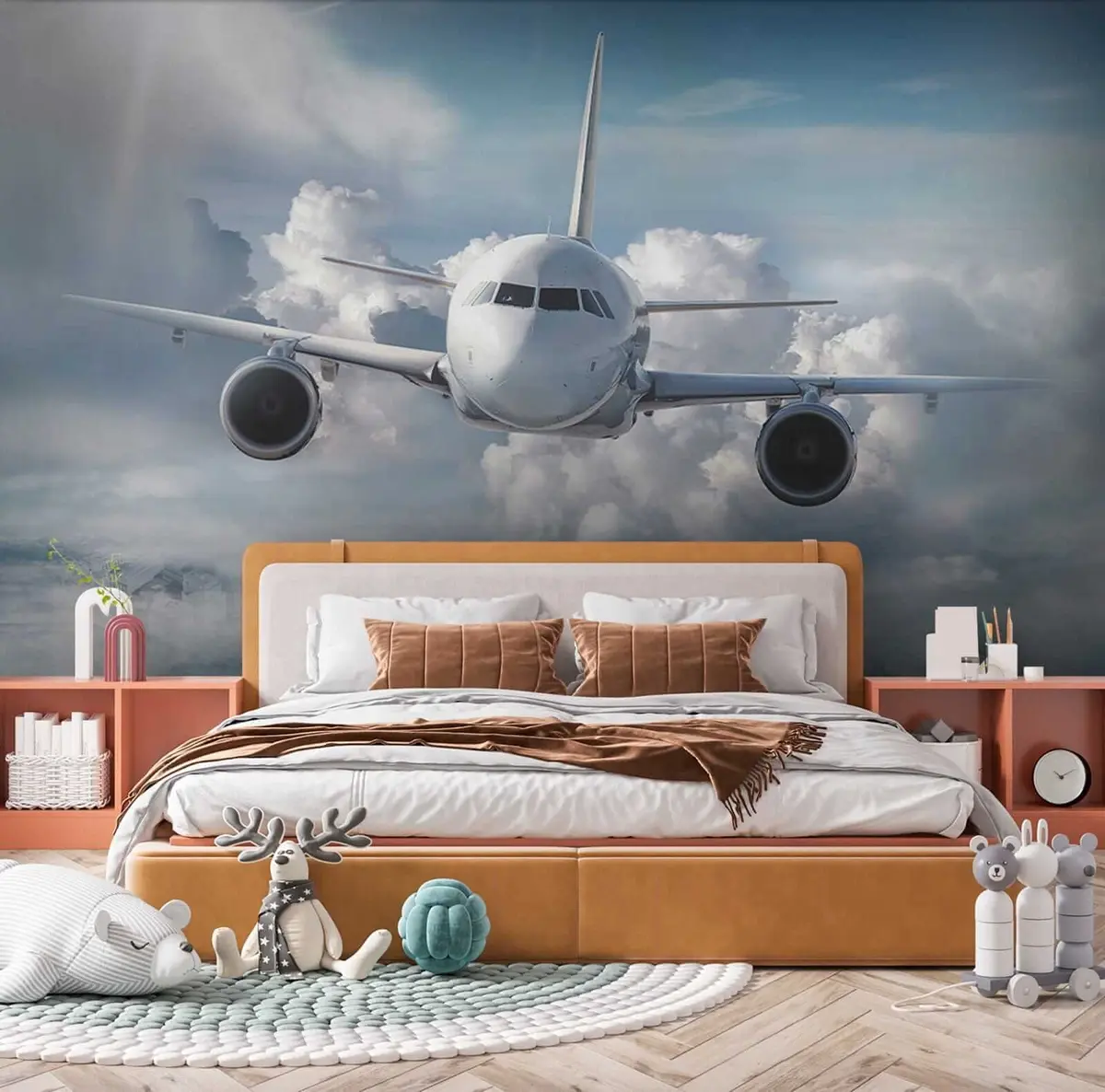 Papier peint Un avion dans les nuages nr. u62417 – magasin en ligne ...