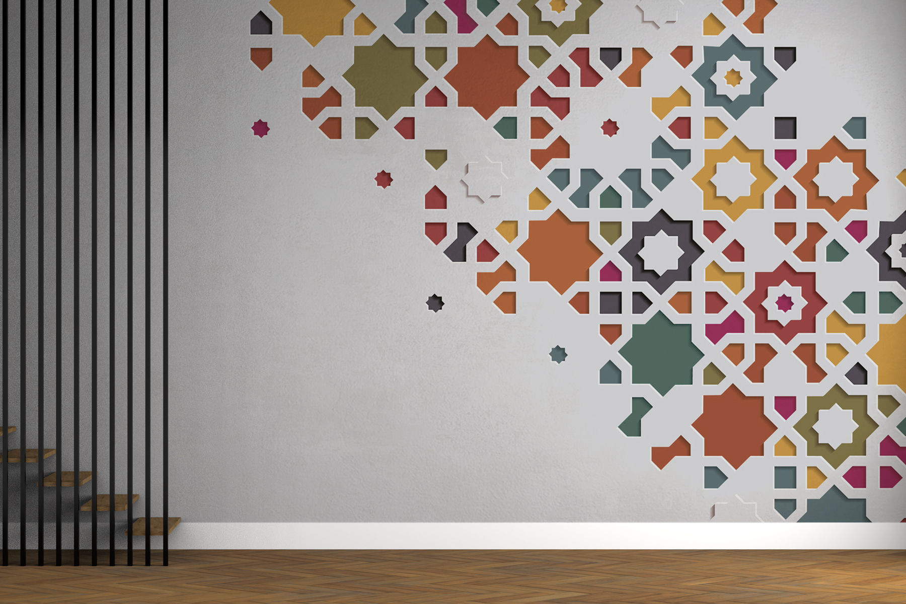 Papier peint Mosaïque décorative nr. w00007 – magasin en ligne Uwalls.fr