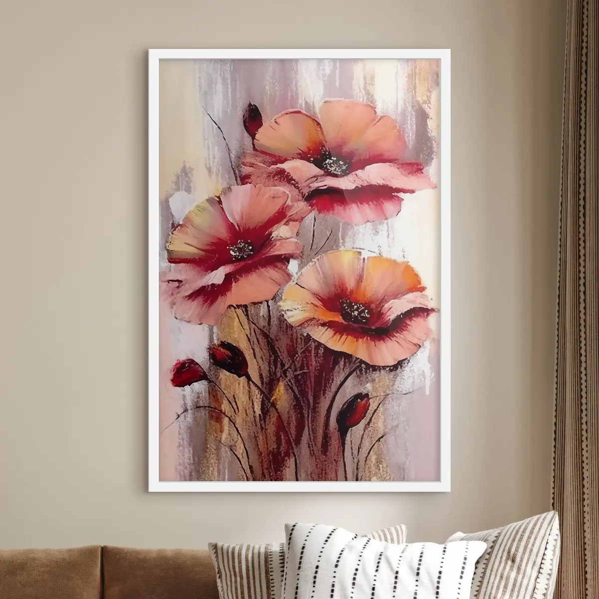 Poster Coquelicots rouges à l'aquarelle Nr. f37743 acheter en ligne ...