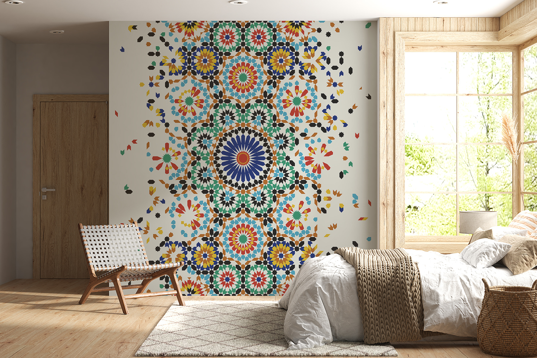 Papier peint Motif marocain nr. u71921 – magasin en ligne Uwalls.fr