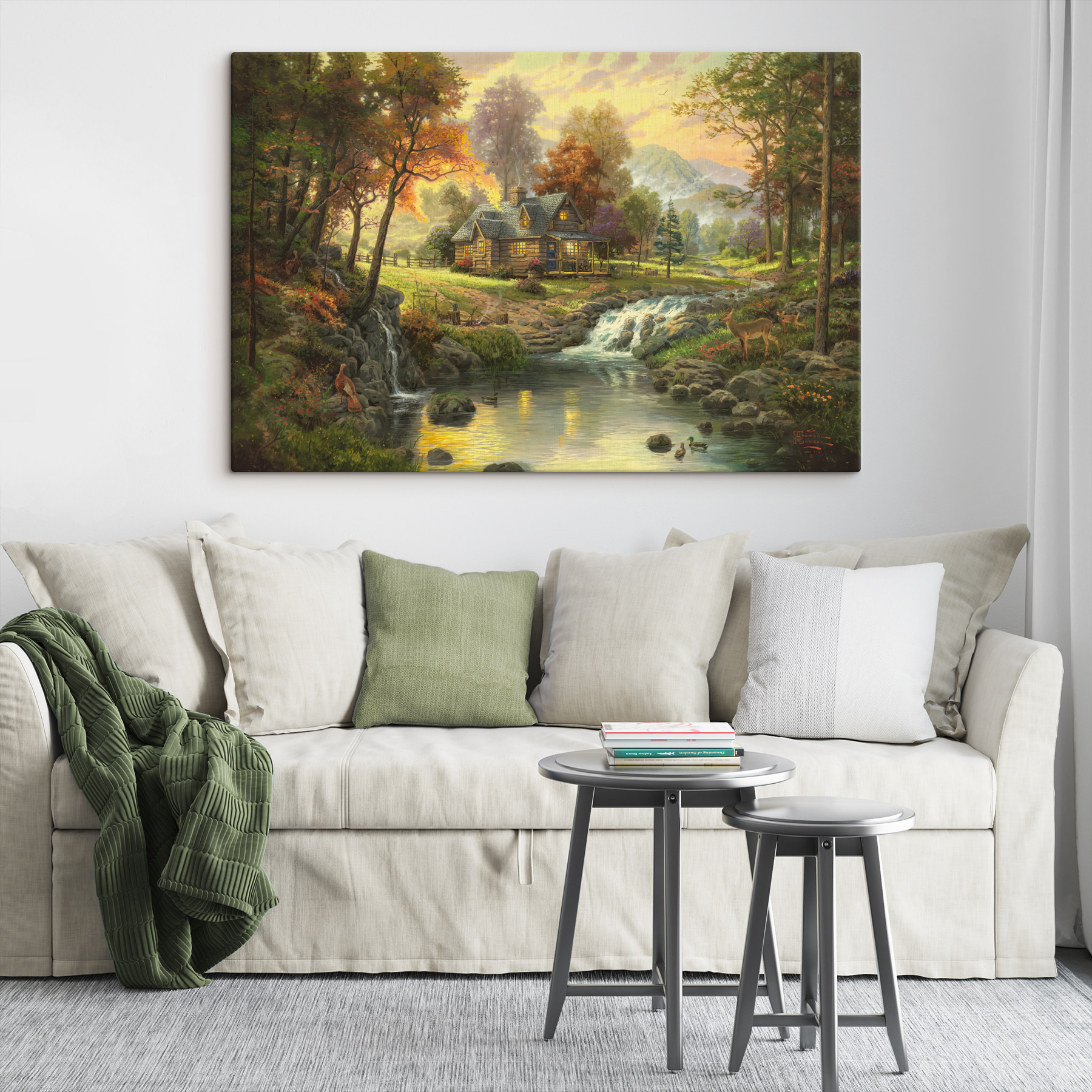Tableau Eau, végétal et paysage naturel nr. s15161 – magasin en ligne ...