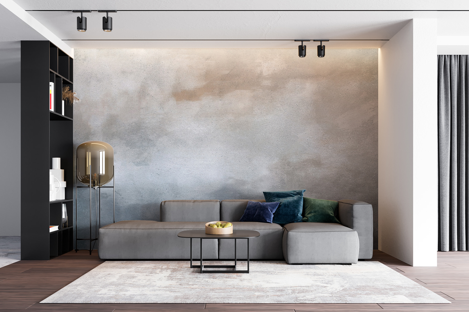 Papier peint Béton fumé nr. u97229 – magasin en ligne Uwalls.fr